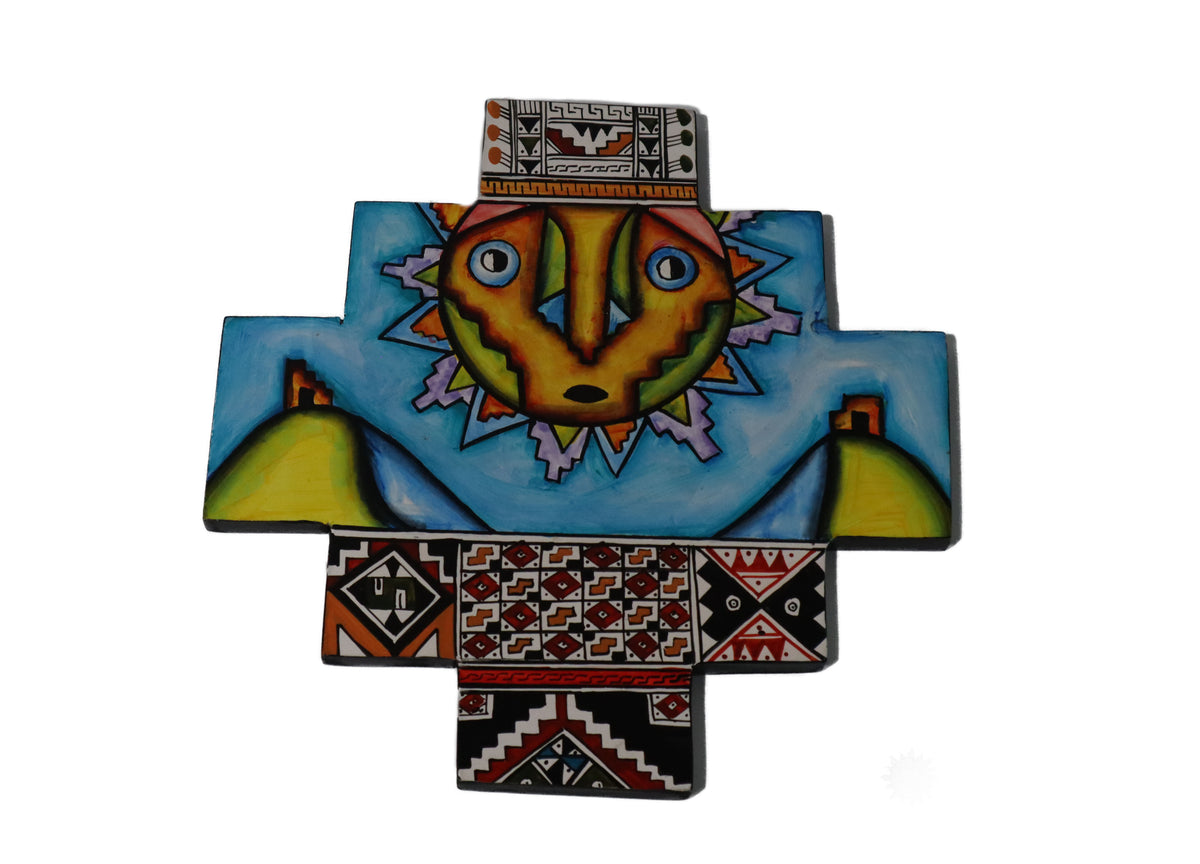 Chakana or Inca Cross Wooden Wall Hanging "Sun" – Last Inca Depot